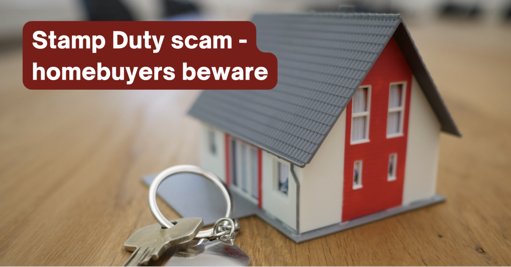 BEWARE OF STAMP DUTY SCAM - SHIPLEYS TAX ADVISERS